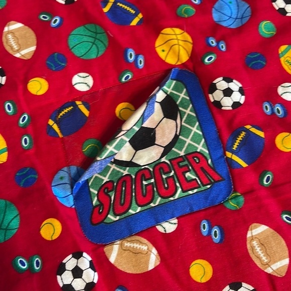 Artisan | Bedding | Huge Artisan Sports Quilt Soccer Football Baseball ...